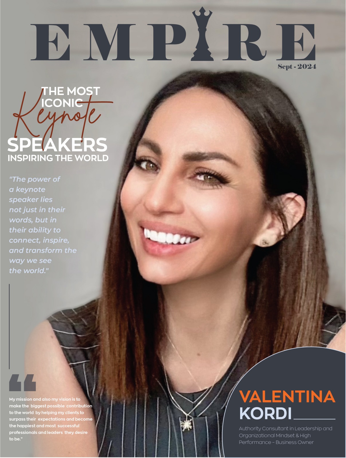 Valentina Kordi: The Most Iconic Keynote Speakers Inspiring the World