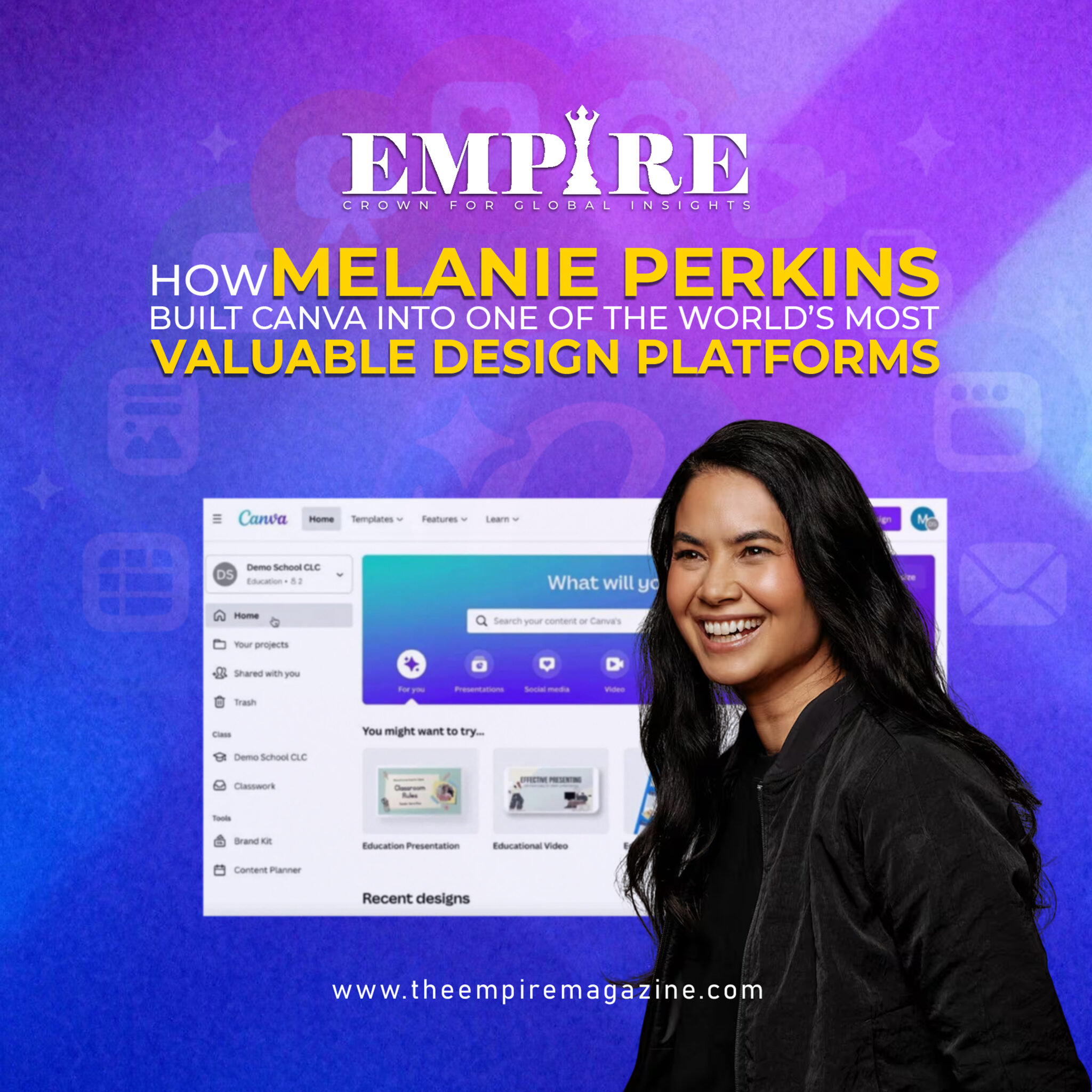 Melanie Perkins Built Canva into a Global Design Platform